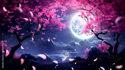 Pink Cherry Blossom Wallpaper Anime