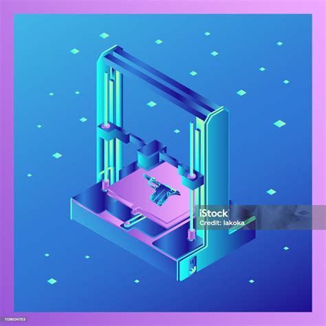 무기의 일부가 인쇄 되는 3d 프린터 아이콘 3차원 인쇄에 대한 스톡 벡터 아트 및 기타 이미지 3차원 인쇄 개념 군사 Istock