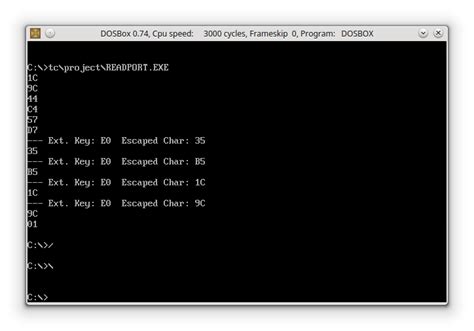 the code segment keyboard scan code and keyboard handler
