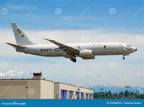Us Navy Boeing P 8 Poseidon Maritime Patrol And Reconnaissance Aircraft