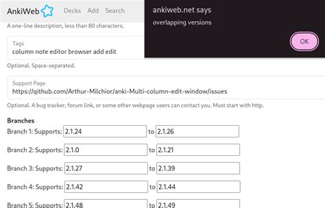 Wrong Overlapping Version Error Add Ons Anki Forums