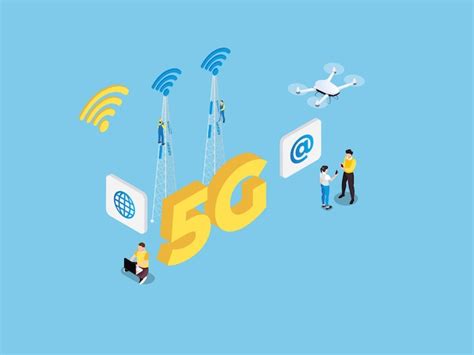 Premium Vector 5g Network Wireless Technology