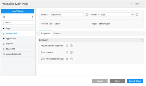 offline data support implementation wavemaker docs