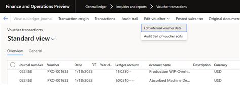 财务标记 finance dynamics 365 microsoft learn