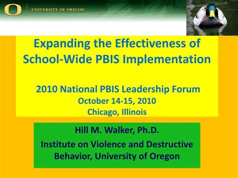 PPT Expanding The Effectiveness Of Babe Wide PBIS Implementation National PBIS
