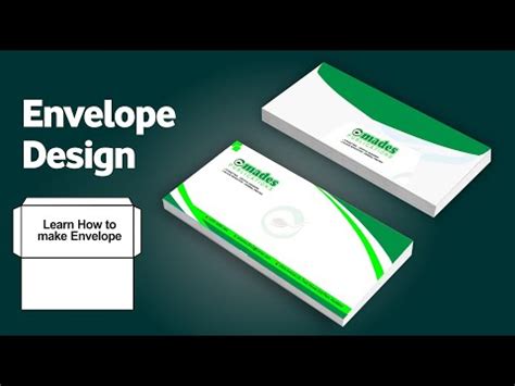 How To Customise Design On Envelope CorelDraw Tutorials Envelope Design YouTube