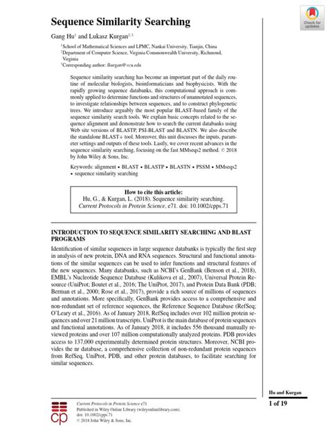 Blast Nsuite Pdf Sequence Alignment National Center For