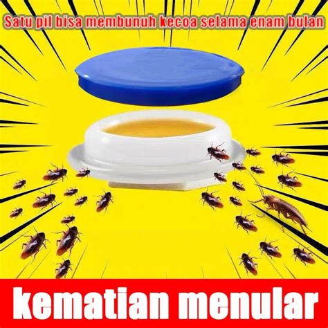 Jual Cockroach Killer 8 Tablets Kotak Pembunuh Cockroach Bait Efektif