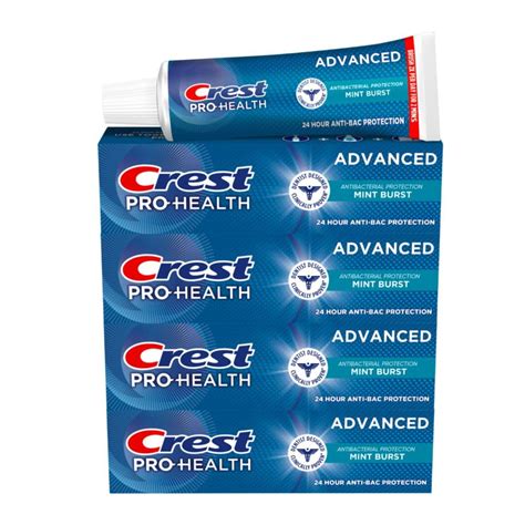 Crest Pro Health Advanced Antibacterial Protection Toothpaste Crest T