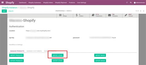 odoo shopify connector extension bridge integration