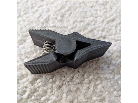 Print In Place Spring Clip 3d Print Model Mito3d