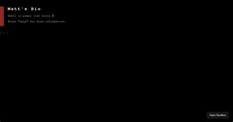 Vue Shell Codesandbox
