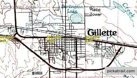 Map Of Gillette Wyoming