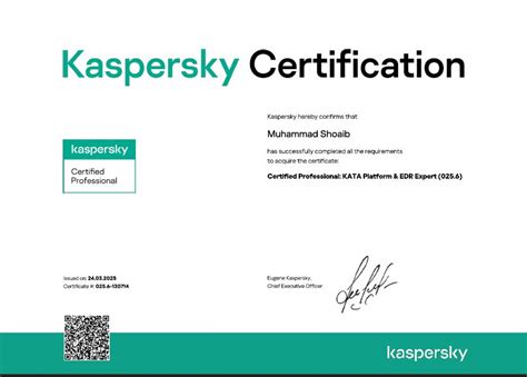 Kaspersky Cybersecurity Threatdetection Edr Incidentresponse Infosec… Muhammad Shoaib