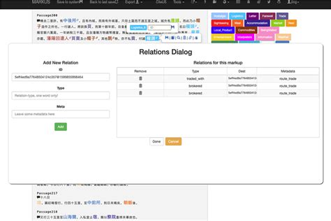 Screenshot Demonstrating The Relational Markup Function In Markus To Download Scientific