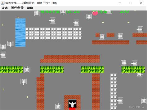 简单的基于java swing的坦克大战游戏 csdn博客