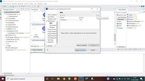 generate flows from raml using manage dependency