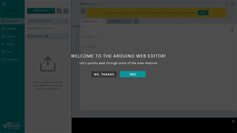 Getting Started With The Arduino Web Editor Arduino Maker Pro