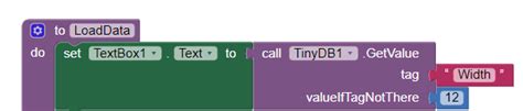 Text Box Loaded From Tinydb Not Displaying Mit App Inventor Help