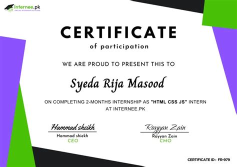 Syeda Rija On Linkedin Webdevelopment Internship Remotework