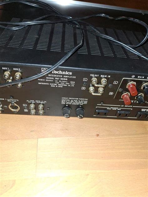 Technics Su 3500 Stereo Integrated Amplifier Vintage In München