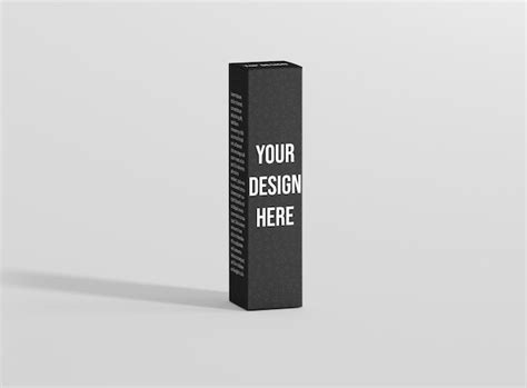 수직 직사각형 상자 목업 프리미엄 Psd 파일