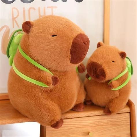 Gấu bông Capybara tặng kèm ba lô rùa capybara chảy nước mũi hàng chính