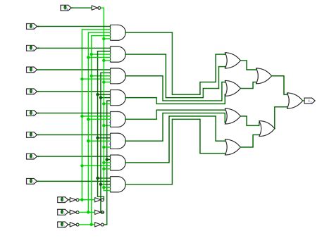 Solved Here Is The 8 To 1 Multiplexer Circuit Can You Help Chegg Com