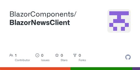Github Blazorcomponents Blazornewsclient