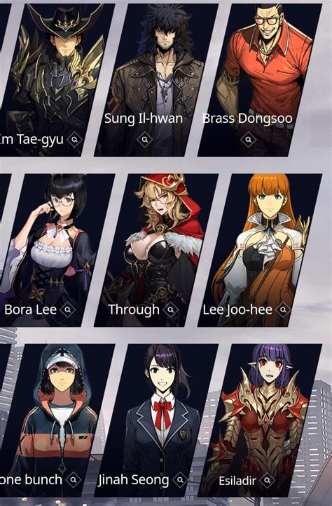 Solo Leveling Arise Game Roster Rsololeveling