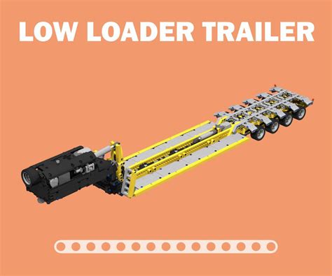 Lego Moc Low Loader Trailer By Sthrom Rebrickable Build With Lego