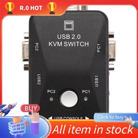 Usb Kvm Switch Switcher Port Vga Svga Switch Box Usb Mouse Keyboard X Switch Box