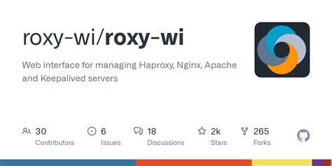 Github Roxy Wiroxy Wi Web Interface For Managing Haproxy Nginx