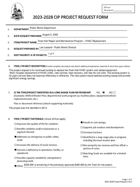 Fillable Online 20202025 Cip Project Review And Evaluation Form Fax Email