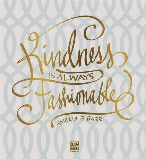 Lopesca Kindness Is Always Fashionable