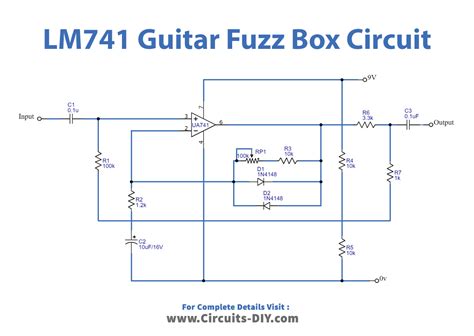 Guitar Fuzz Box Circuit Diagram