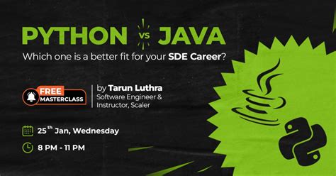 Scaler On Linkedin Java Vs Python