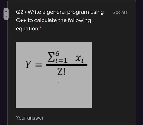 Solved 5 Points Q2 Write A General Program Using C To