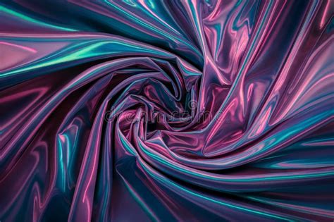 A Vibrant And Dynamic Swirl Of Folded Fabric Or Material Stock Illustration Illustration Of
