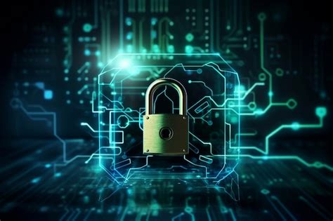 Premium Ai Image Cybersecurity User Privacy Security And Encryption Concept Generative Ai