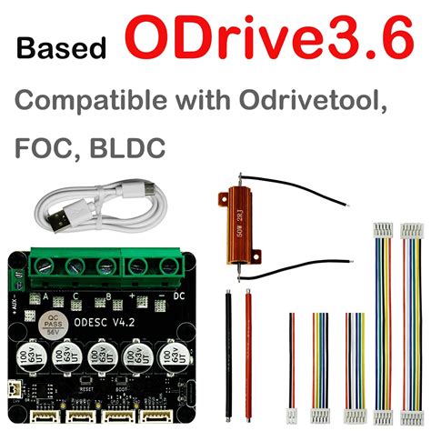 Odrive 3 6 싱글 드라이브 정밀 브러시리스 서보 모터 컨트롤러 기반 Odrivetool Foc Bldc