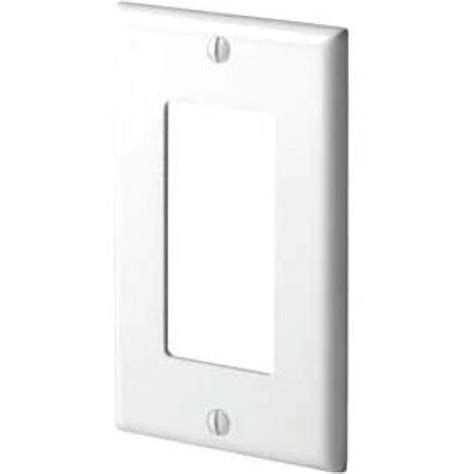 Leviton 1 Socket Decora Commercial Grade Faceplate
