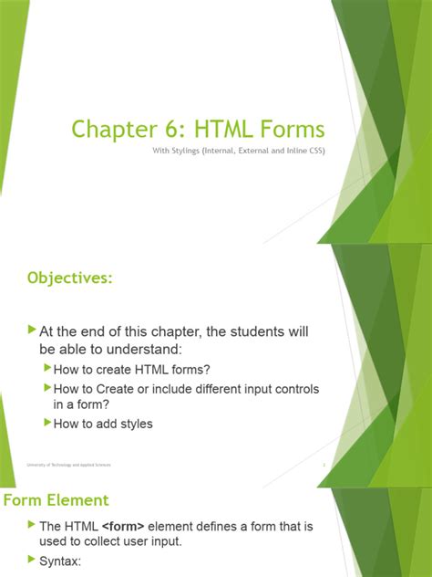 chapter 6 forms pdf html hypertext