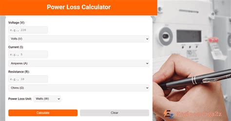 Power Loss Calculator Engineeringa2z