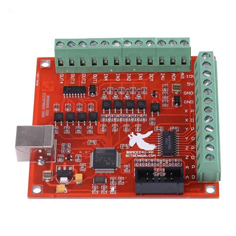 Usb Cnc Controller Mach3 4 Axis 100khz Interface Board Mk1