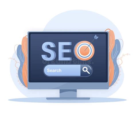 Seo Optimization Web Analytics And Seo Marketing Social Media Concept