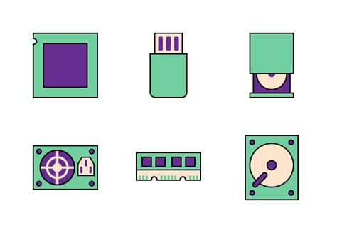 Computer Componen Icons By Rio Sajaa Computer Icon Rio