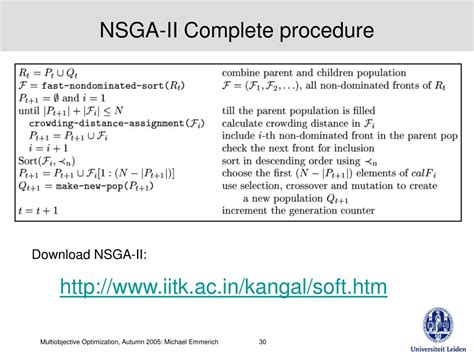 Ppt Part Ii2 A Posteriori Methods And Evolutionary Multiobjective