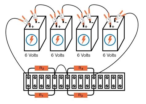 series parallel combination circuit on a breadboard