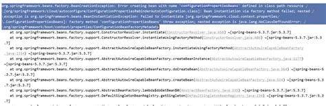 启动spring boot出现error creating bean with name